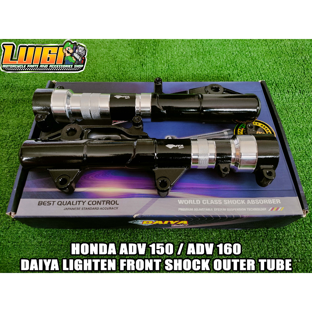 DAIYA HONDA ADV 150 / ADV 160 LIGHTEN FRONT SHOCK OUTER TUBE BLACK ...