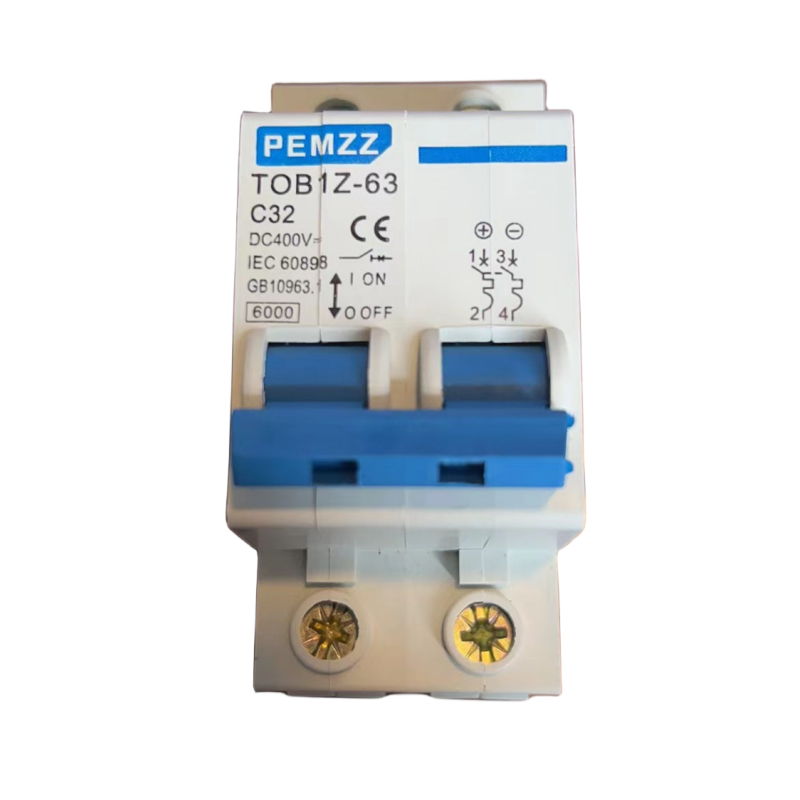 AC DC 2P Mini Circuit breaker Air Switch 10A 16A 20A 32A 40A 50A 63A ...