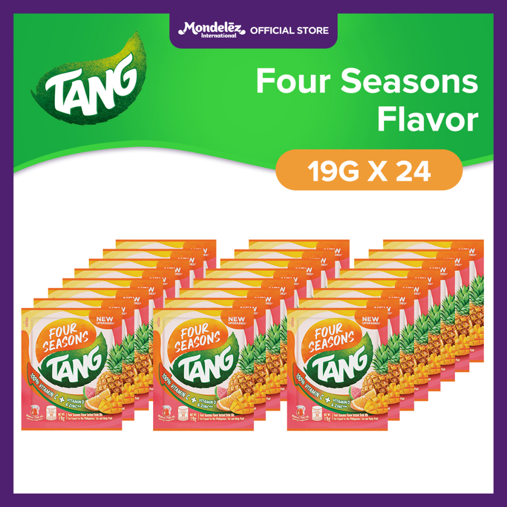 Tang Instant Drink Mix - Four Seasons Flavor 19g (Set of 24) | Shopee Philippines