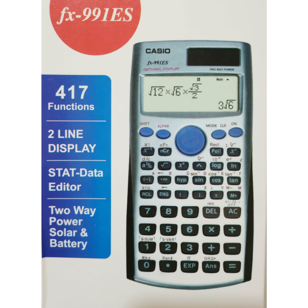 FX-991MS Scientific Calculator 2way Power | Shopee Philippines