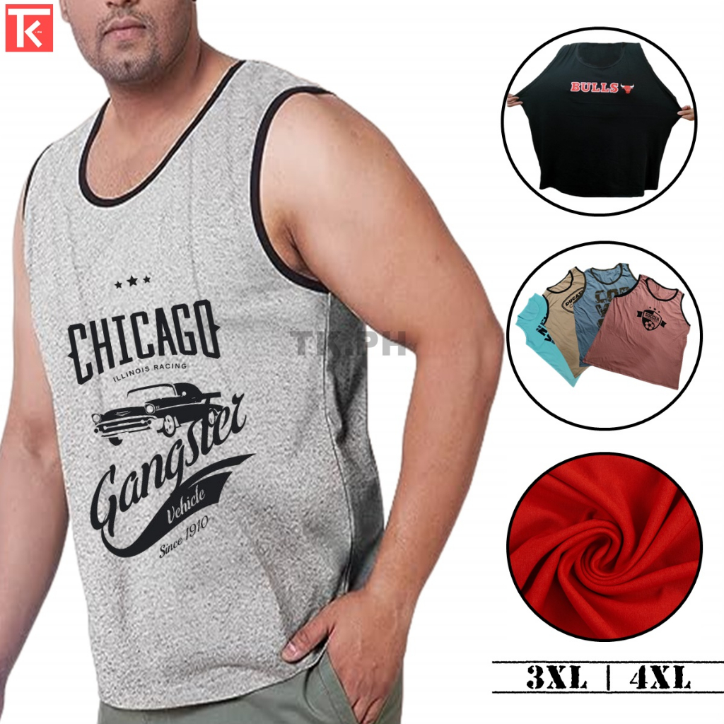 Men's Plus Size Sando Cotton L XXL to 4XL SOLD PER PIECE | Shopee ...
