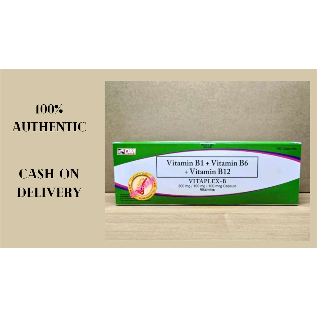 Vitaplex B ( Vitamin B1 + Vitamin B6 + Vitamin B12 ) | Shopee Philippines