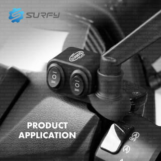 Domino Dual Tri Switch 3ways Switch Side Mirror Mount Alloy Compact ...