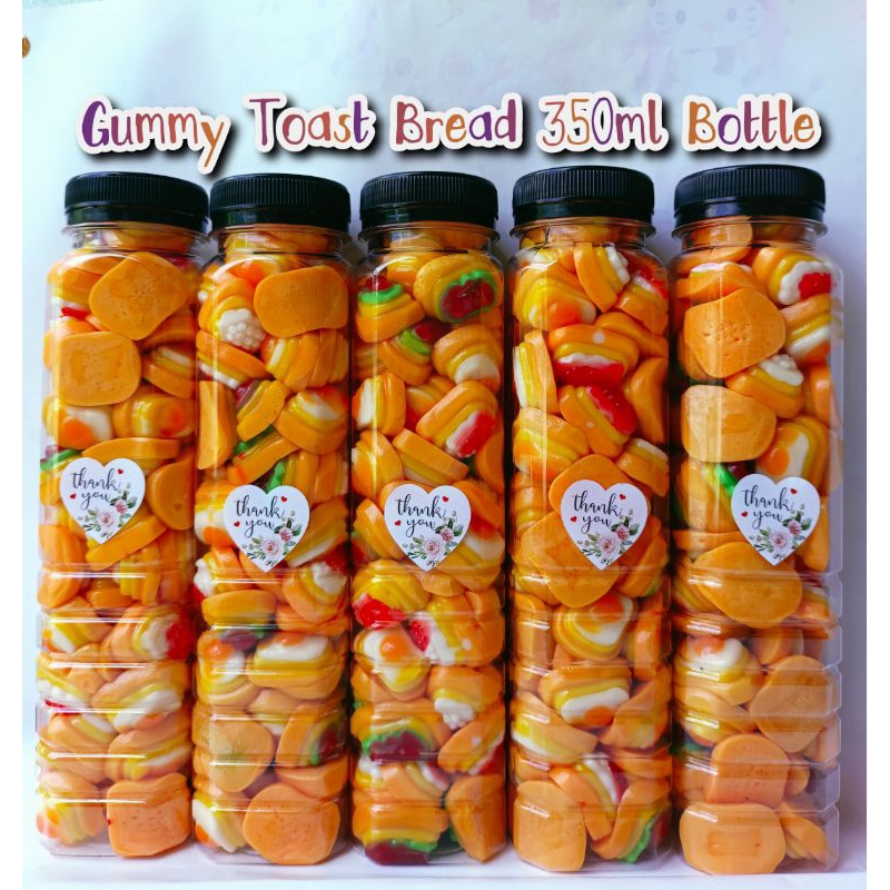 Gummy Toast Bread 350ml Bottle (310-330grams) | Shopee Philippines