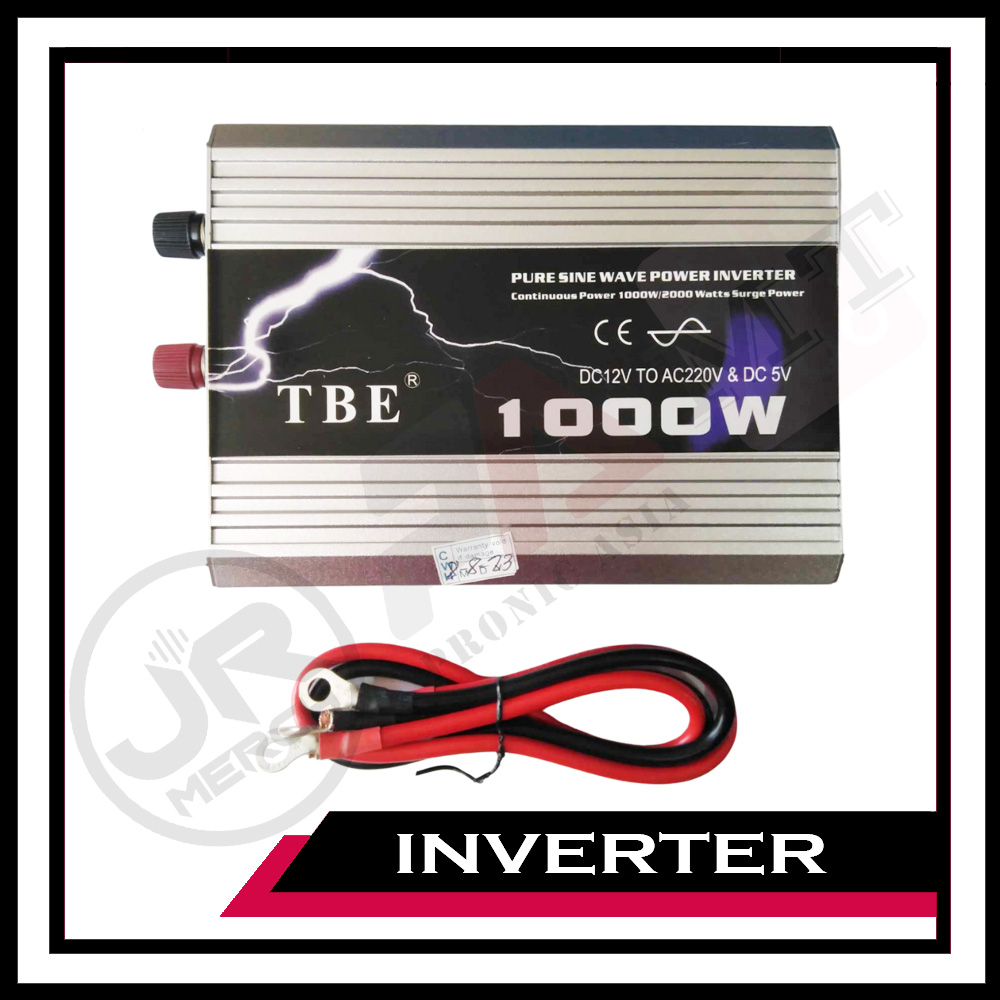 TBE PURE SINEWAVE 1000 watts Solar Power Inverter DC 12V To AC 220V ...