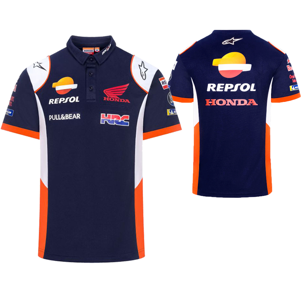HONDA Motocross Riding Jersey Team Short Sleeve Jersey Motorcycle Bike ...