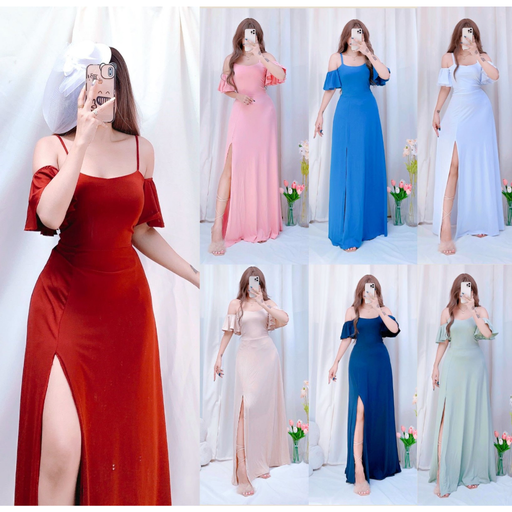 Mix and Match Bridesmaid Dress Wedding Entourage Formal Gown Long Dress ...