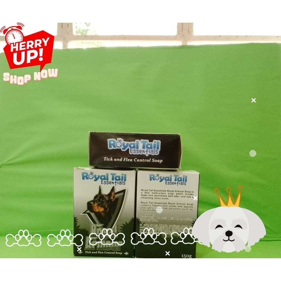 Royal Tail Essentials Royal Armour Soap Tick and Flea Control Soap 150g ...