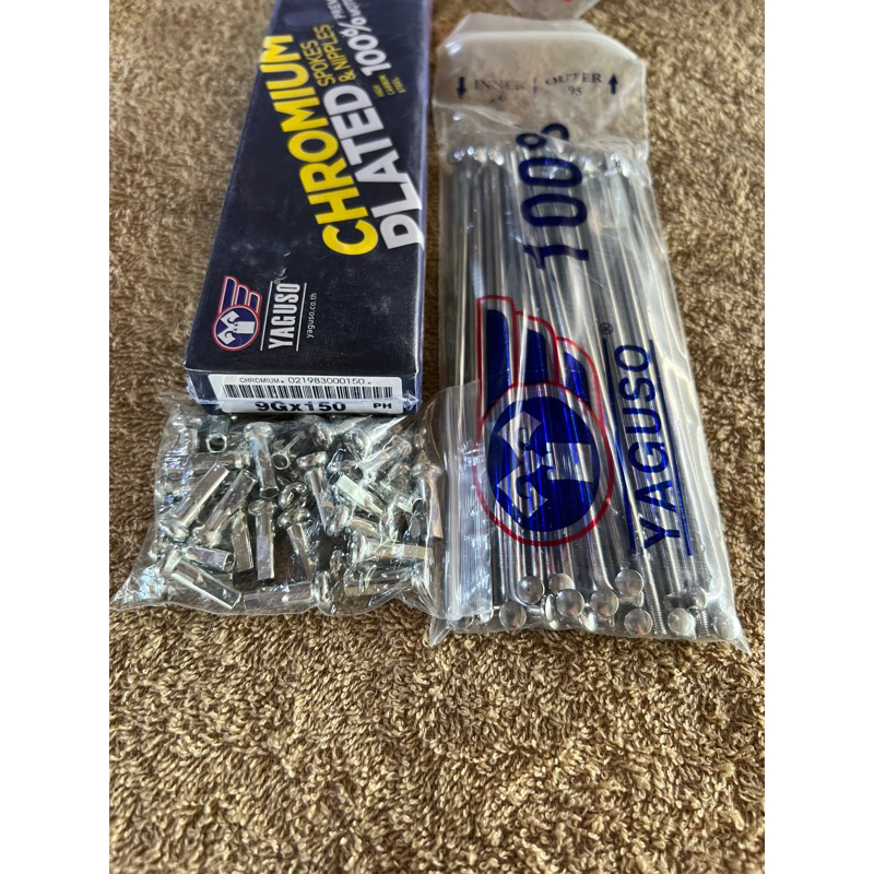 Yaguso chromium spoke orig 9x120 9x150 9x155 9x162 9x185 | Shopee ...