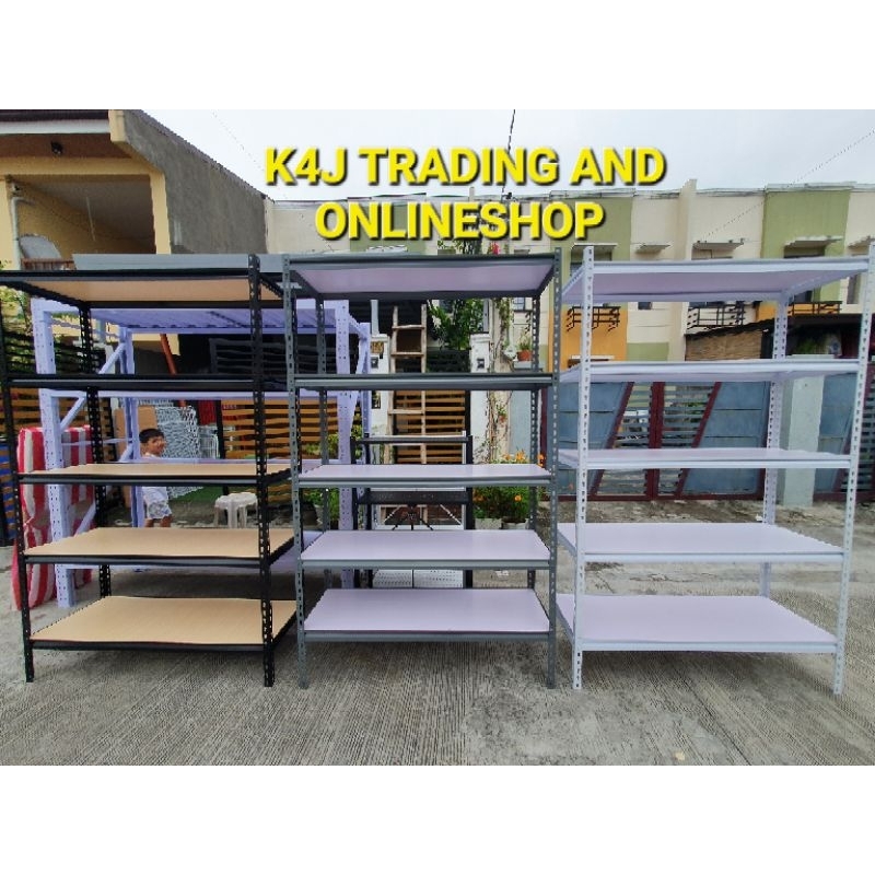 5 layers Heavy duty adjustable Shelves Boltless shelves | Shopee ...