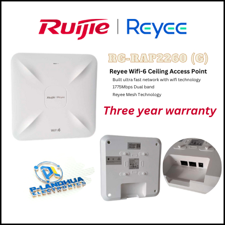 RG-RAP2260 (G) Wifi 6 ; 1775Mbps,Dual Band with Reyee Mesh Technology ...
