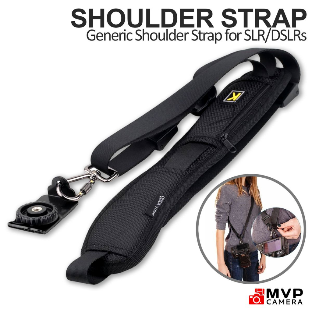 GENERIC Quick Single Shoulder Sling Belt Strap for DSLR SLR Mirrorless ...