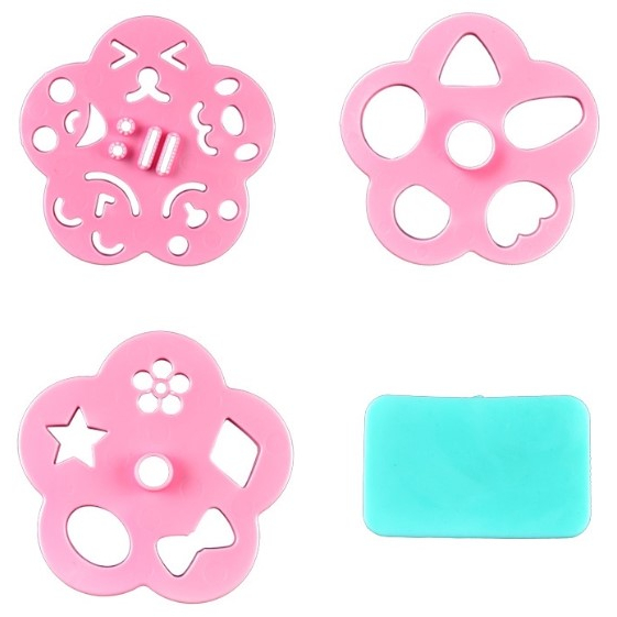 Nori Seaweed Cheese Ham Vegetable Fruits Cutter for Bento and Food Art ...