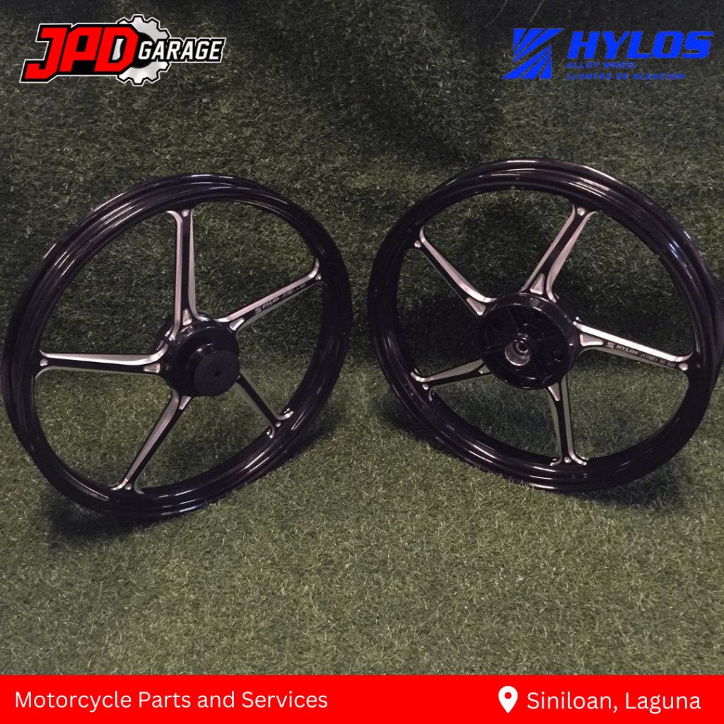 JPD Garage Hylos mags 17's Bright Black - Suzuki Raider150 | Shopee ...
