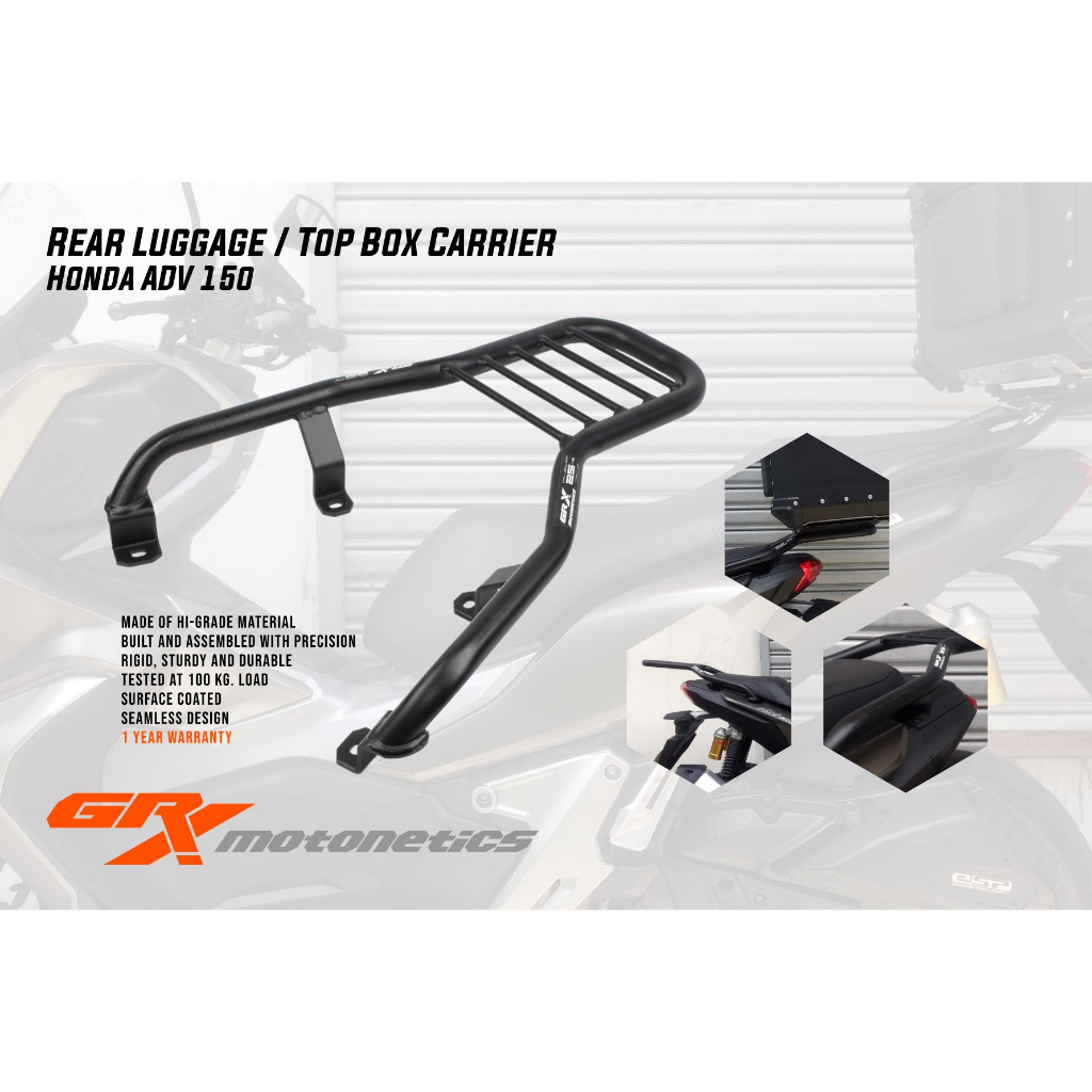 Honda ADV 150 / 160 Rear Luggage Carrier | Shopee Philippines