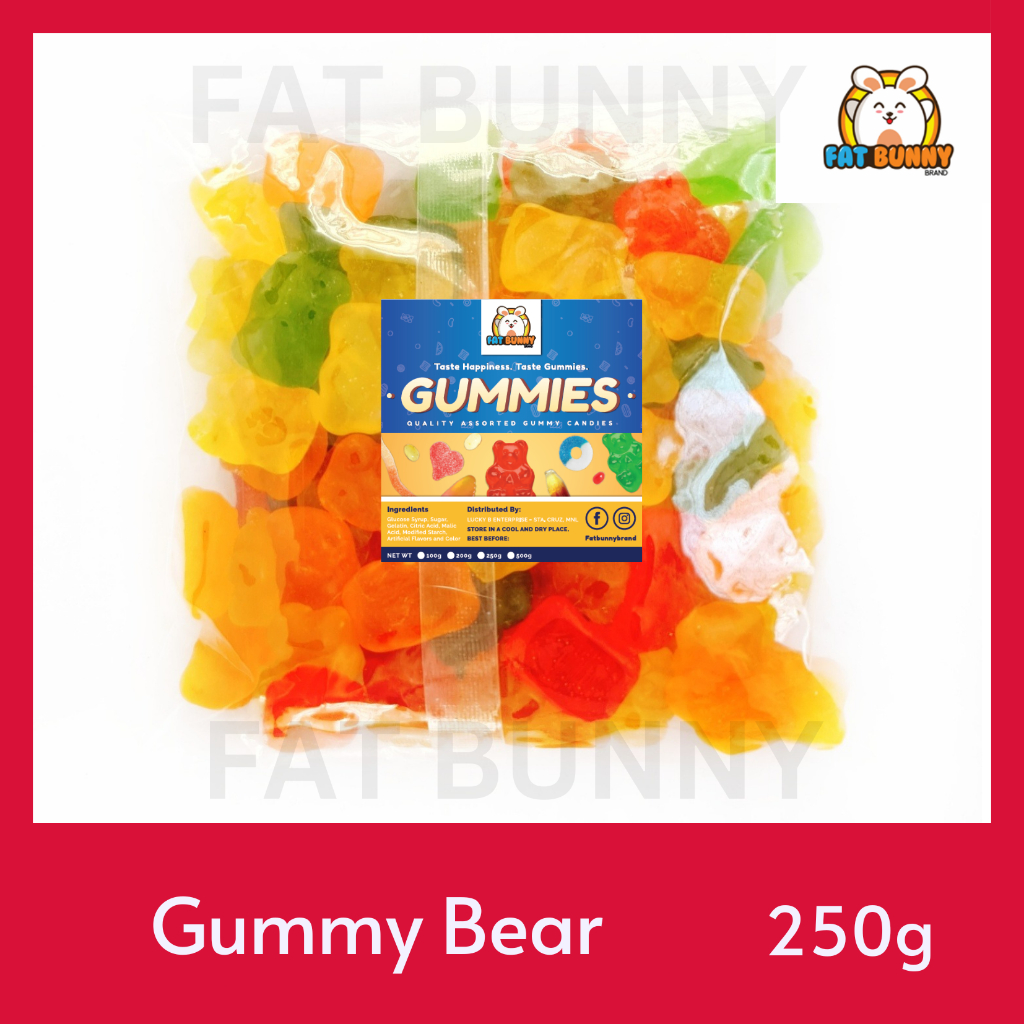 Mega Asia Gummy Bear 250g Gummy Candy | Shopee Philippines