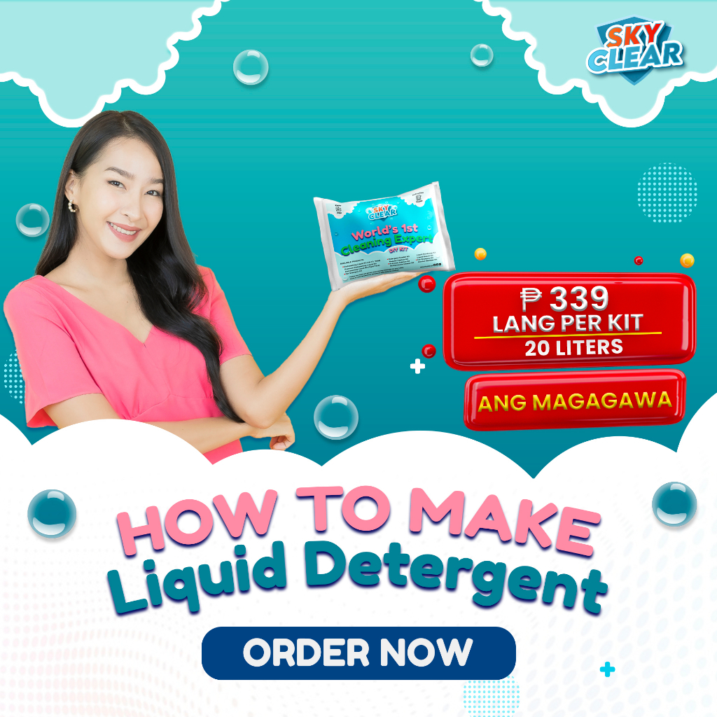 Liquid Detergent Kit DIY (17 Liters Yield) 12 Components | Shopee Philippines
