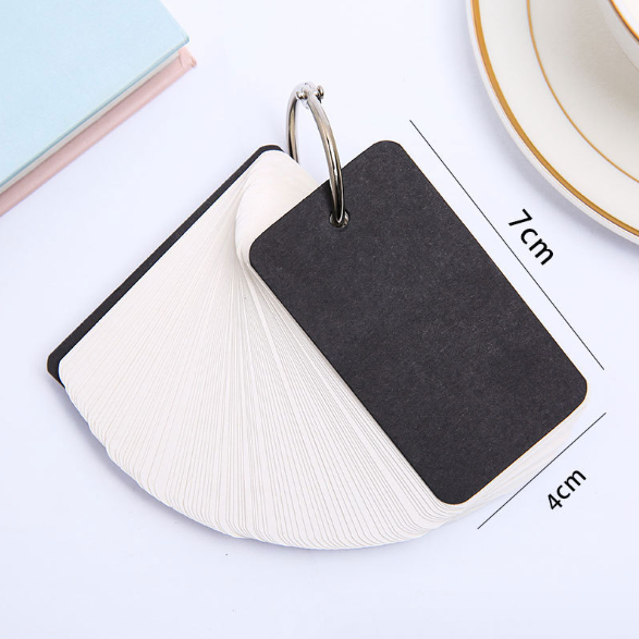 QJOQ.ph | 100 Pages Iron Ring Notepad Word Study Card Portable Memo Pad ...