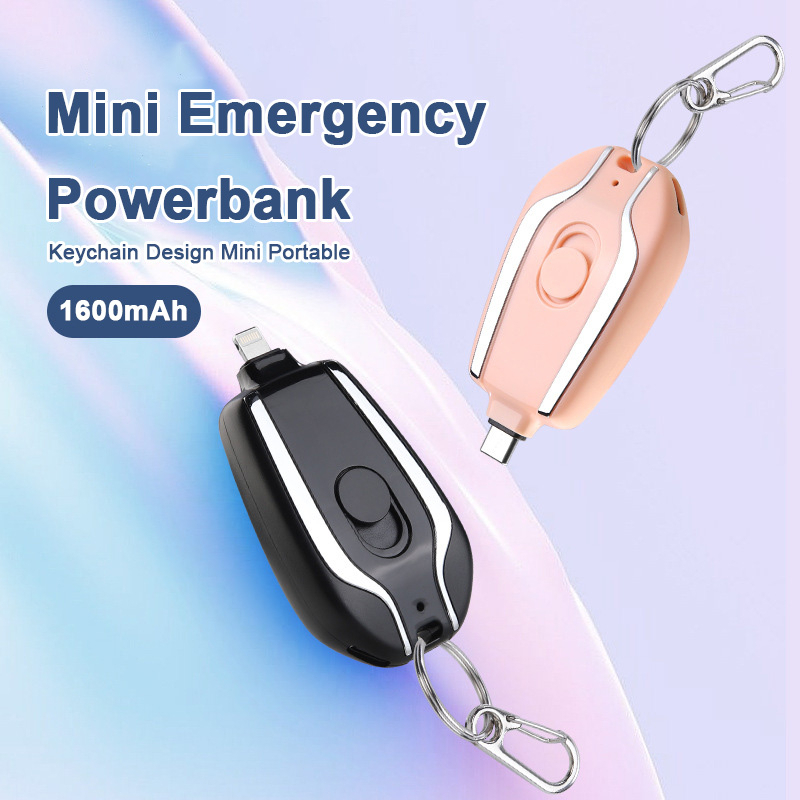 Mini Keychain Powerbank Portable Emergency Mobile Power Supply Small ...