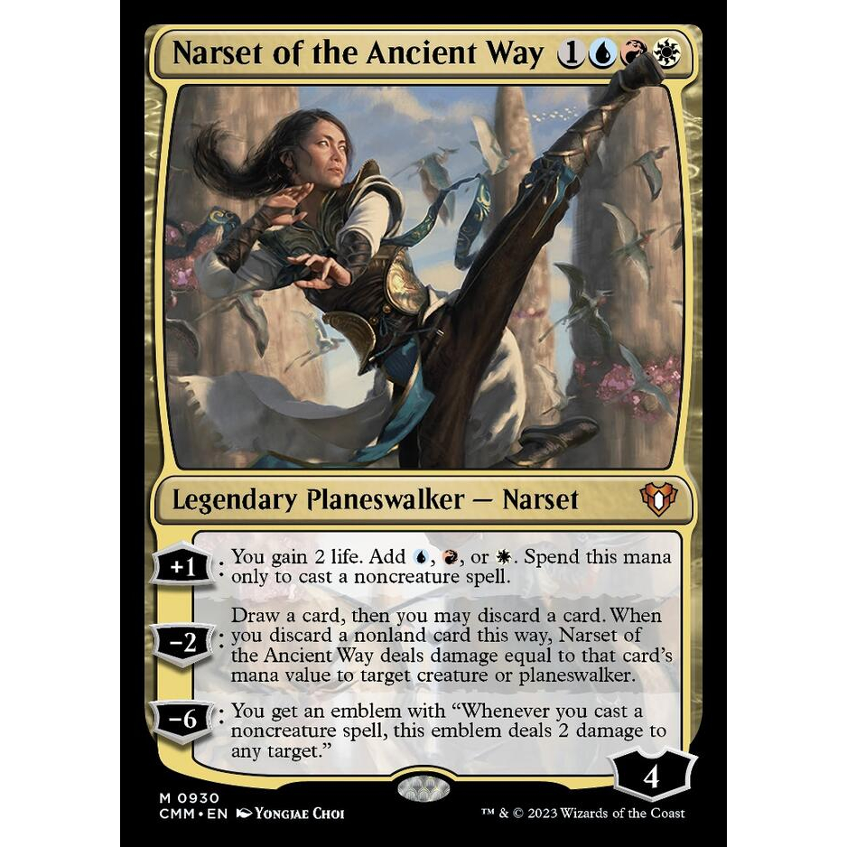 Narset of the Ancient Way - Commander Masters (CMM) | Shopee Philippines