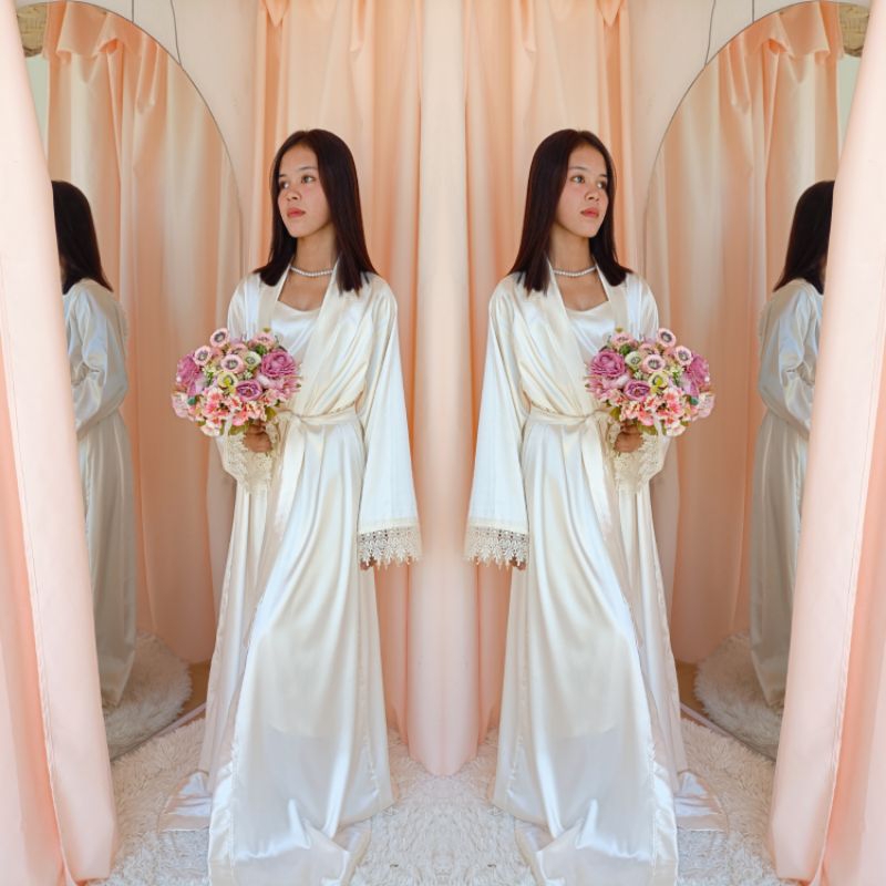 Marissa Robe - Grandeurbyaple | Shopee Philippines