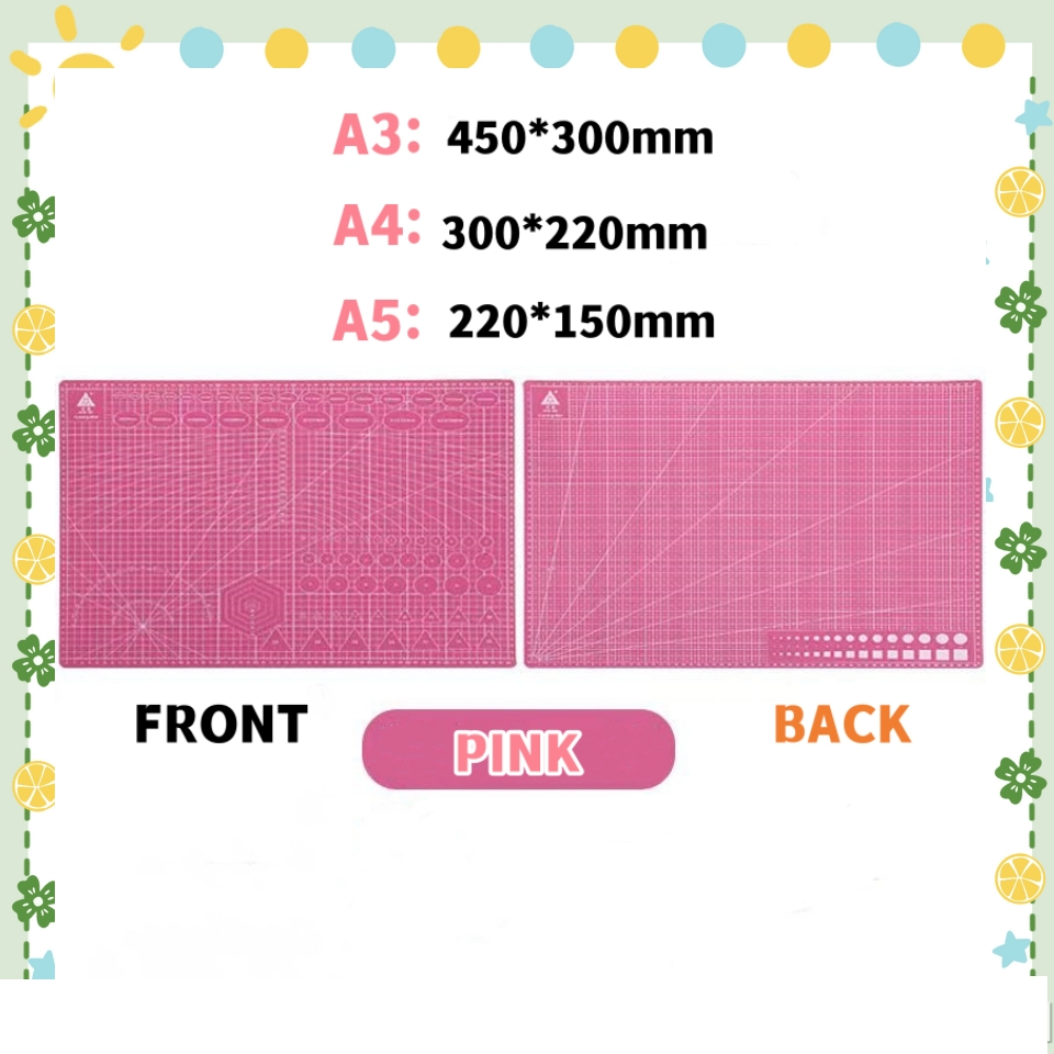 A2 A3 A4 Self-Healing PVC Cutting MatA4 A5 Pad Double-sided DIY Tool ...