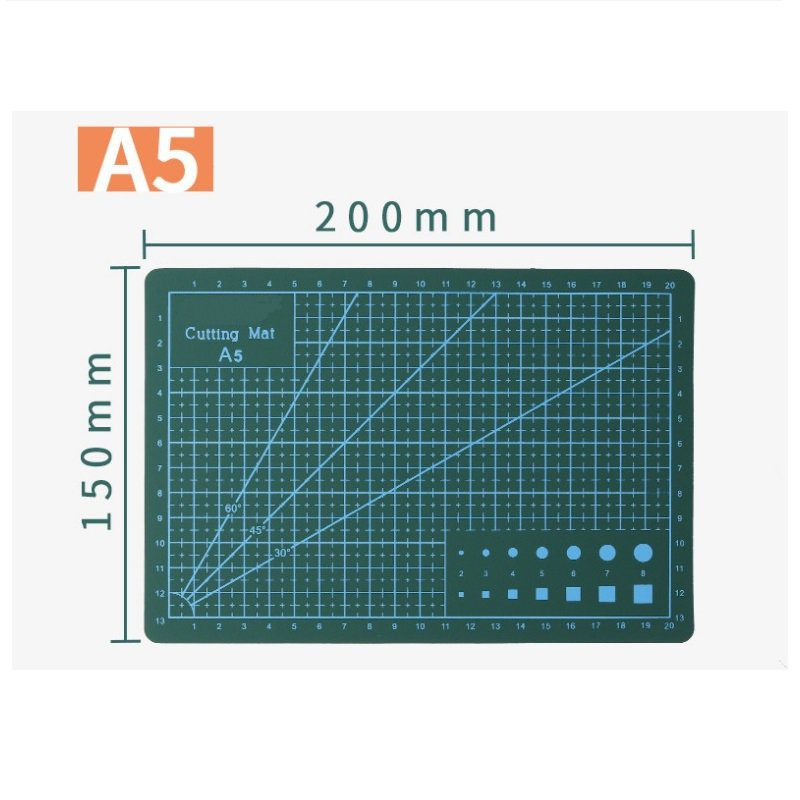 PVC Self-Healing Cutting MatA4 A5 Pad Double-sided DIY Tool Board ...