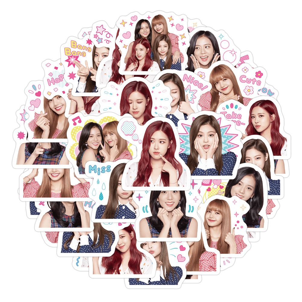 50pcs Korean Kpop tumbler Sticker Waterproof Blink Diy Laptop Sticker ...