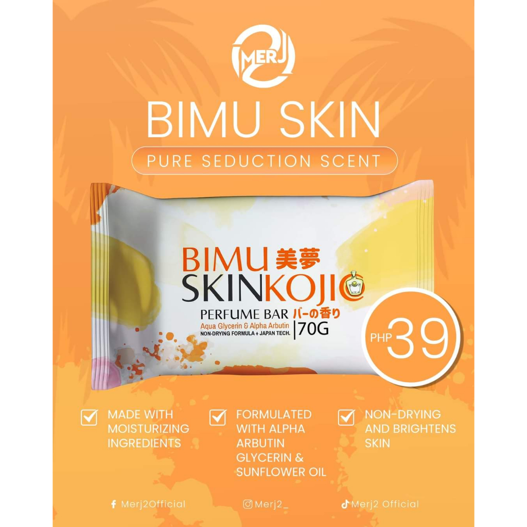 Bimu skin kojic perfume bar 美夢 | Shopee Philippines