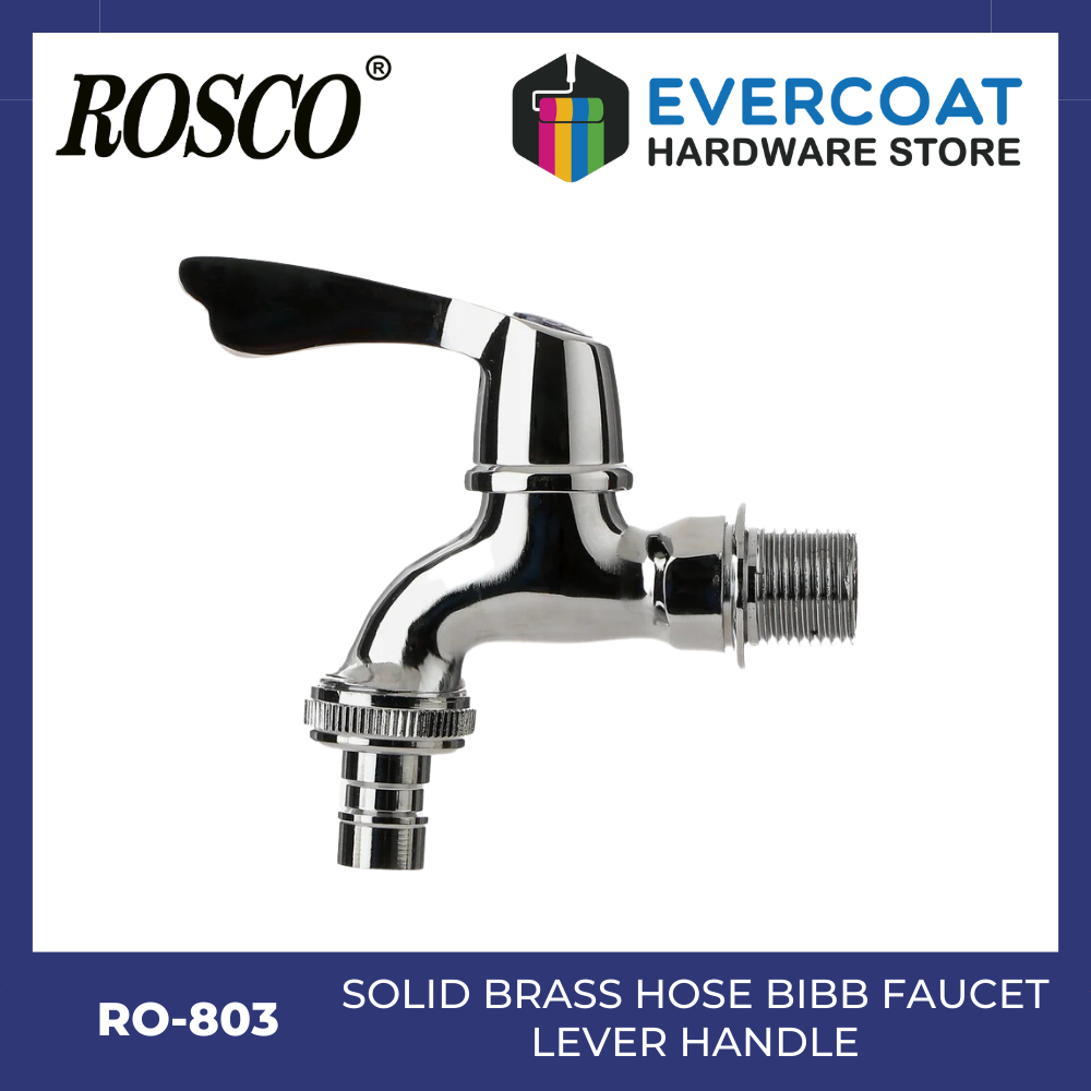 RO-803 Rosco Solid Brass Hose Bibb Faucet Lever Handle | Shopee Philippines