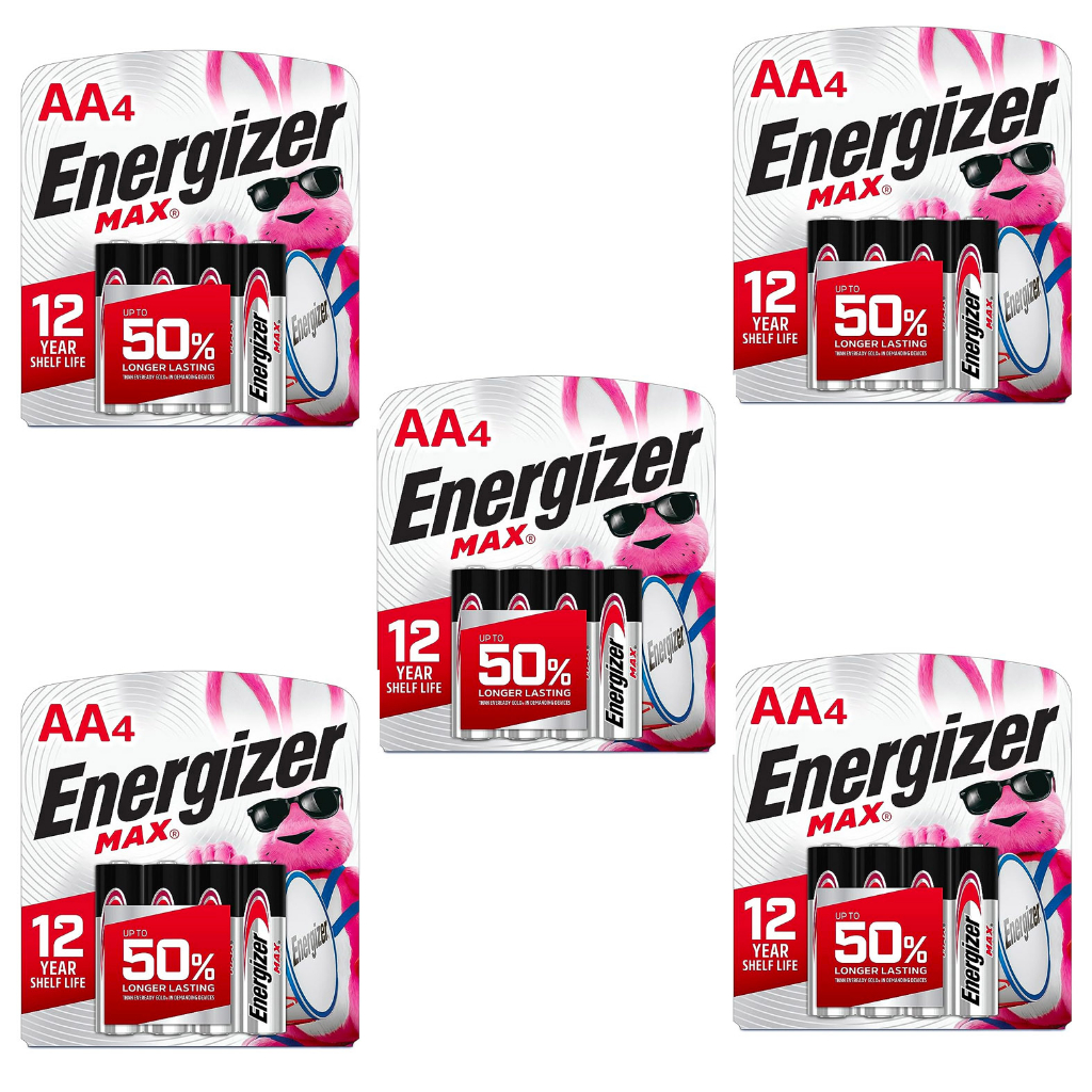 Energizer Max Alkaline AAA Batteries Pack of 20pcs | Shopee Philippines