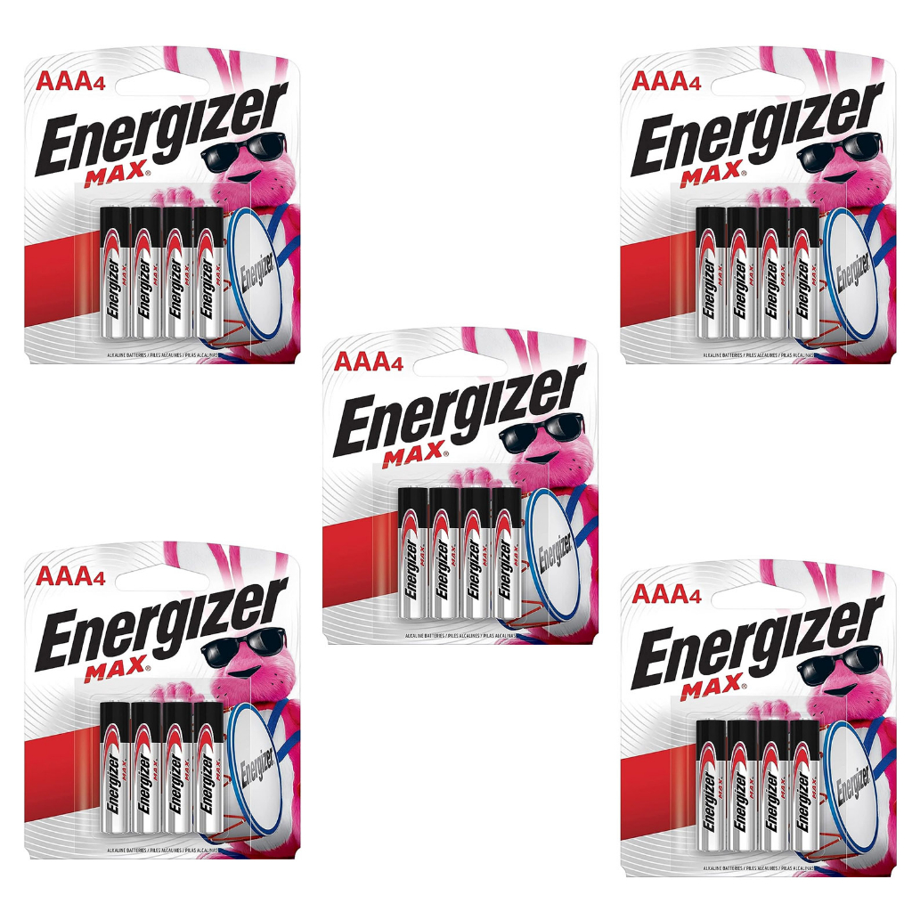Energizer Max Alkaline AAA Batteries Pack of 8-20-40 PCS | Shopee ...