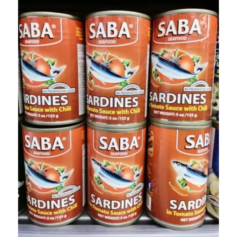 Saba in Tomato Sauce with Chili 155g.×6 | Shopee Philippines
