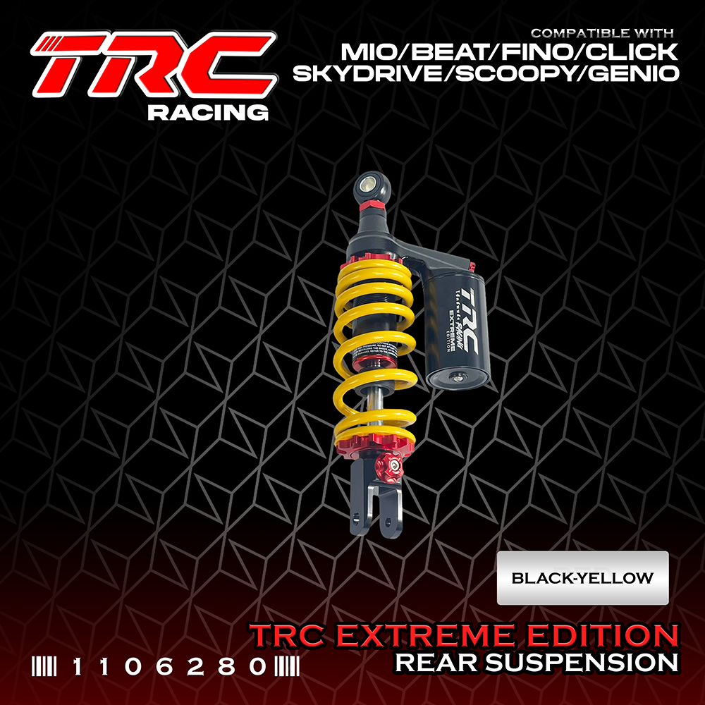 TRC Racing 280 Rear Shock Absorber with Reservoir 280mm Mio Beat Click Skydrive Fino Scoopy 1106 ...