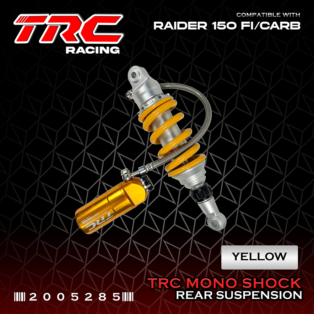 TRC Racing CNC Fully Adjustable Shock 285mm Raider 150 Carb / Fi and ...
