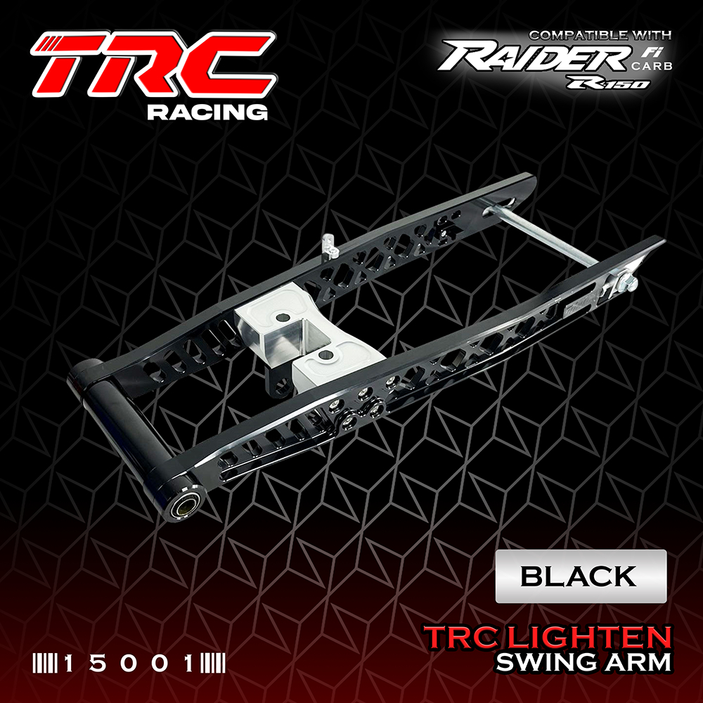 TRC Racing Full CNC Swing Arm PLUS 3 Lighten Design Raider 150 Carb Fi ...