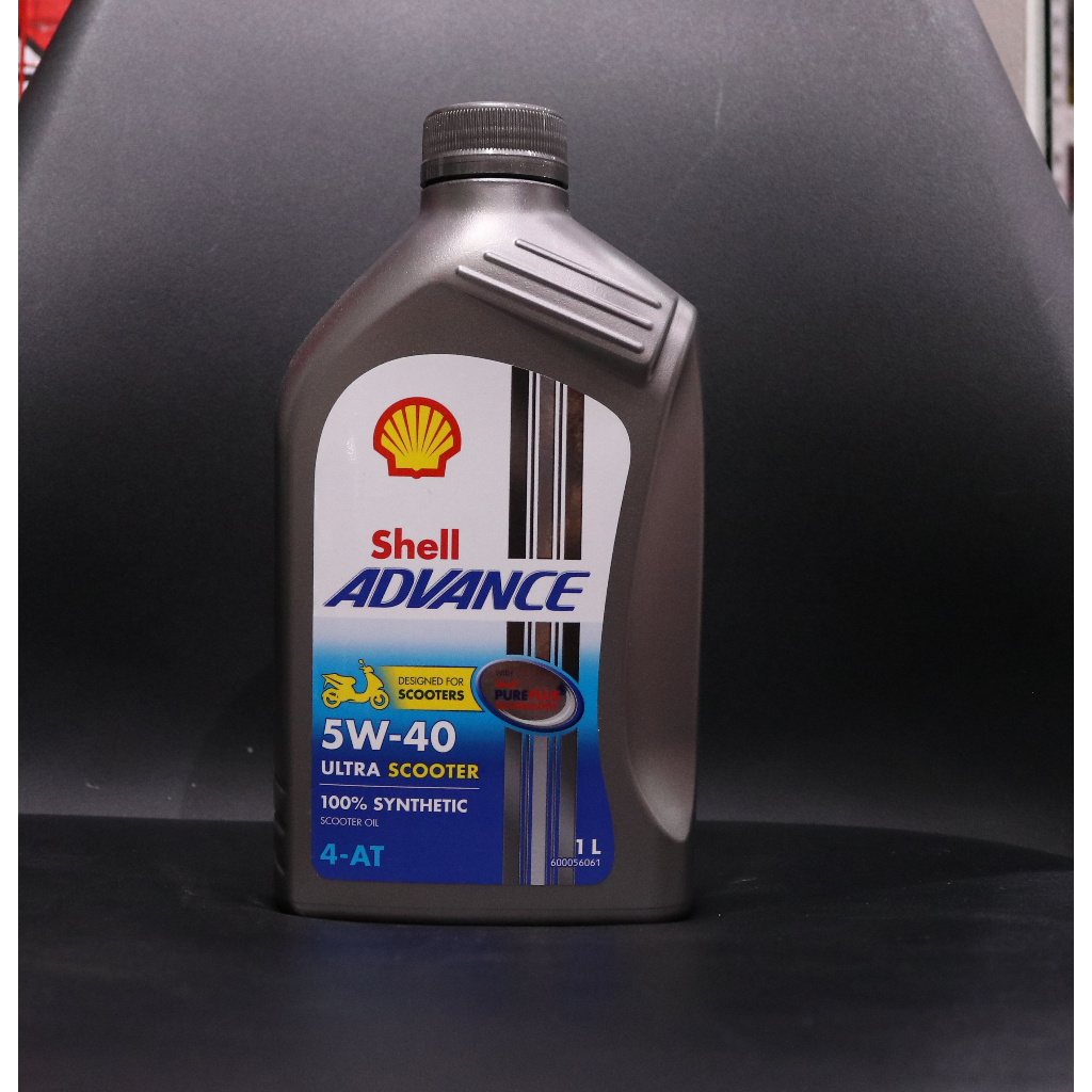 Shell Advance 4-AT Ultra Scooter 5W-40 1Liter | Shopee Philippines