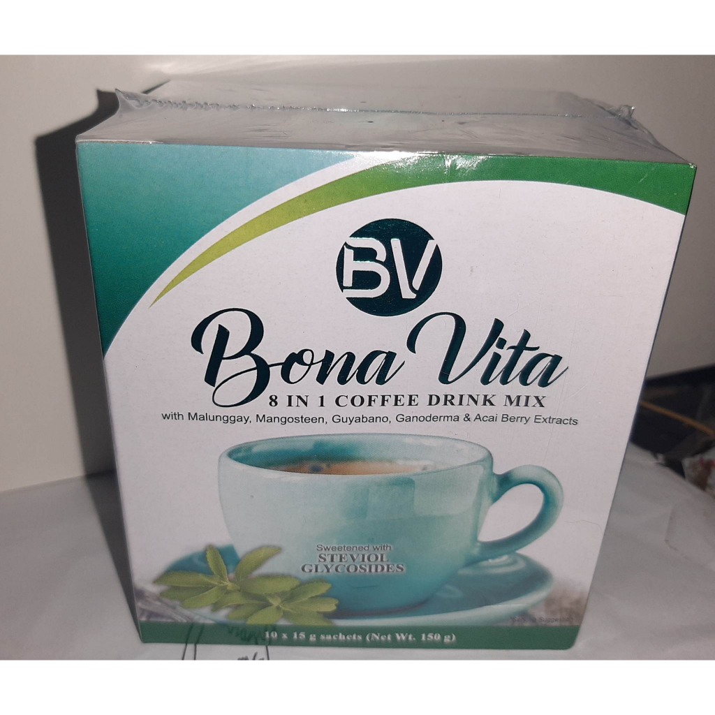 Bona Vita 8 in 1 Coffee Mix 1b0x 10sachet per box with 15grams per ...