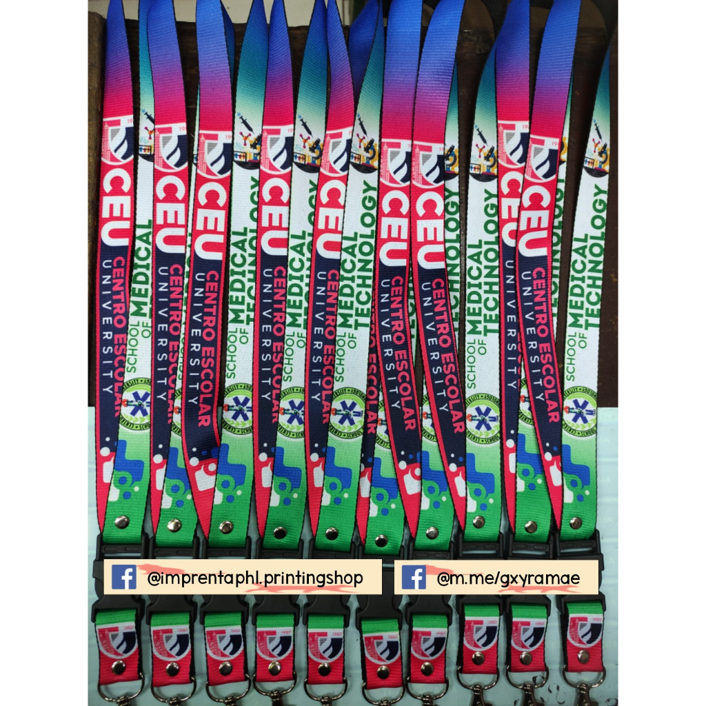 CEU SCHOOL OF MEDTECH LANYARD | Shopee Philippines