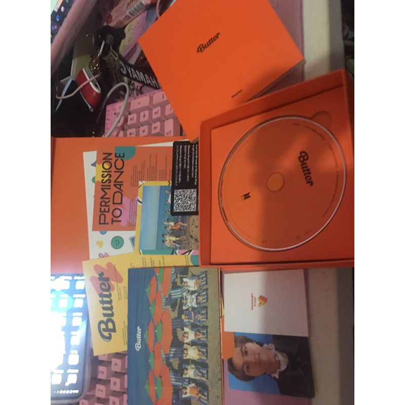 BTS BUTTER PEACHES AND CREAM MINI ALBUM UNSEALED BOX INCLUSION COMPLETE ...