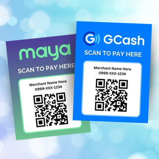 QR Code Standee with Stand Scan To Pay GCASH MAYA BDO BPI GOtyme ...