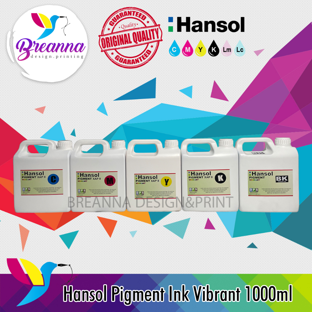 Hansol Pigment Ink Vibrant 1 Liter | Shopee Philippines