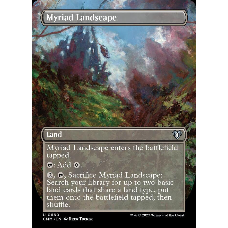 Magic the Gathering | Myriad Landscape | Shopee Philippines