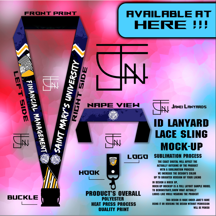 Saint Mary University | ID Lace Lanyards with Customized Sling Designs ...