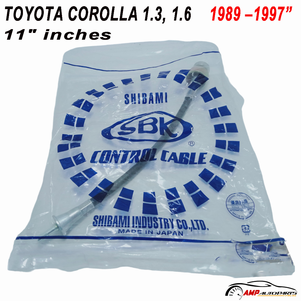 Toyota Corolla 2E 1.3, 1.6 1989-2003 "SHORT" 11"inches SPEEDOMETER ...
