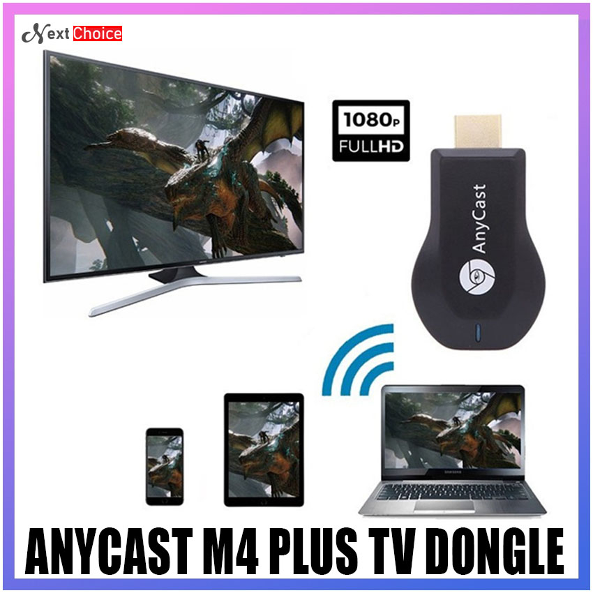 AnyCast 1080P M4 Plus WIFI HDMI Dongle Receiver | Shopee Philippines