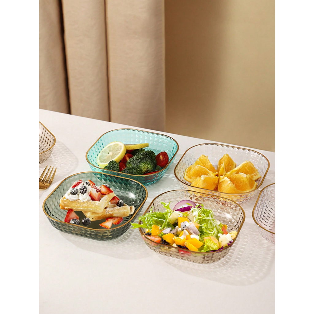 1PC stackable Snack Plate 15cm Elegant Looking Transluscent Fruit ...