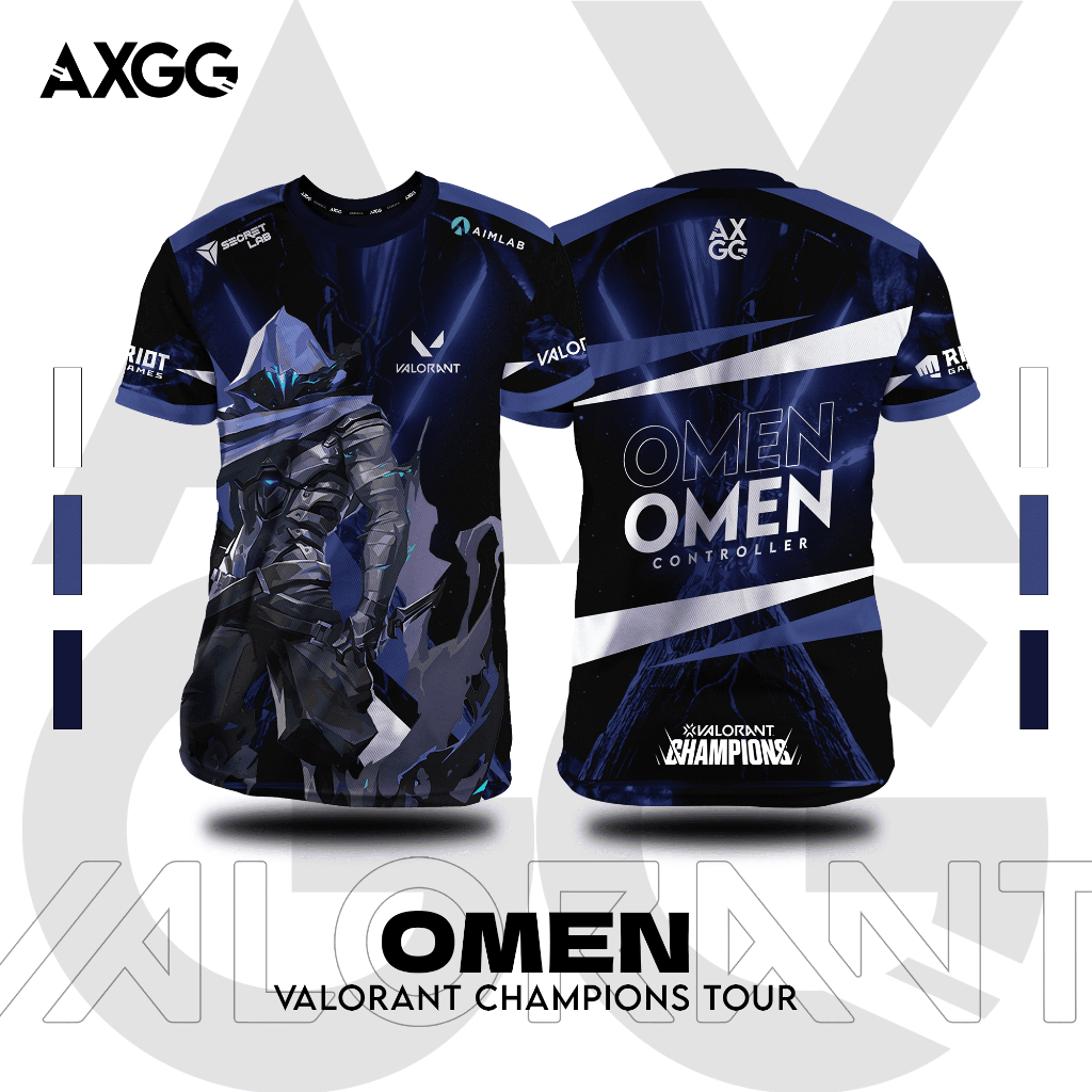 AXGG "Valorant - Omen" Gaming T-Shirt | Shopee Philippines