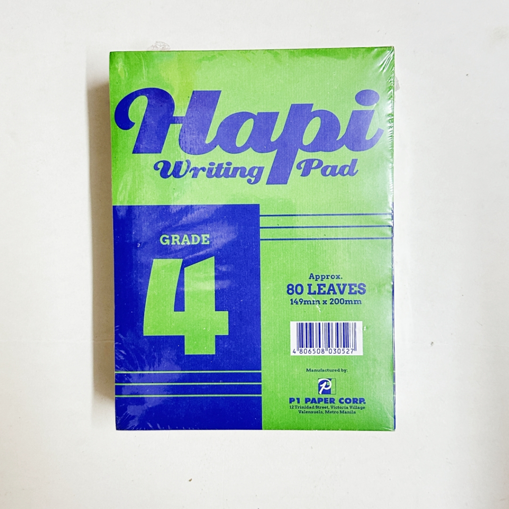 Hapi Wrting Pad Grade 1,Grade 2,Grade 4 | Shopee Philippines