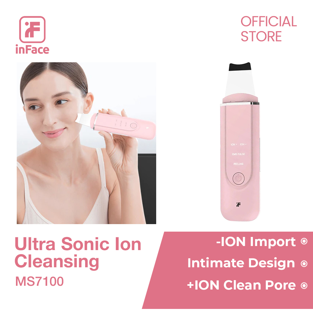 inFace Ultrasonic Ion Cleansing Blackhead Massage Skin Scrubber ...